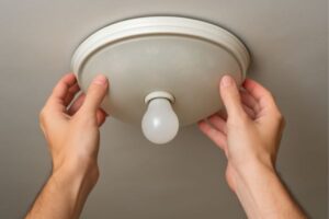 How to Remove Ceiling Light Cover No Screws: Easy Steps