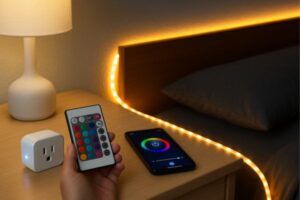 How To Hang Led Strip Lights On Wall Without Adhesive - Creative Light
