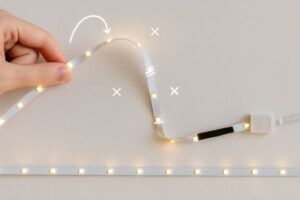 How To Hang Led Strip Lights On Wall Without Adhesive - Creative Light